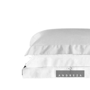 Jogo de Cama Queen 250 Fios Florence 4 peças Branco - Andreza